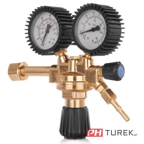 Reduktor co2/argon ciśnieniowy butli 2 manometry phturek.pl